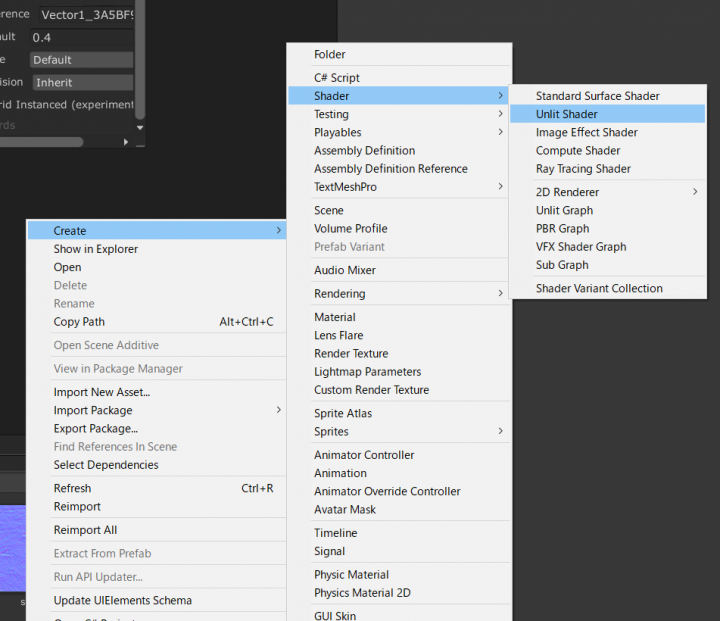 Unityのshader Graphで透明なシートを作りたい。